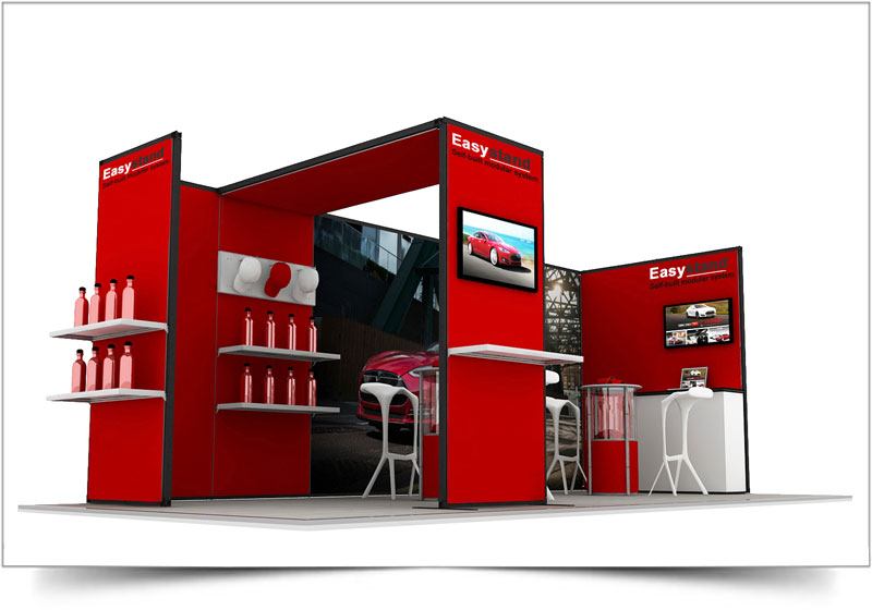Fabric Frame modulaire stand led uitvoering - AAA Display