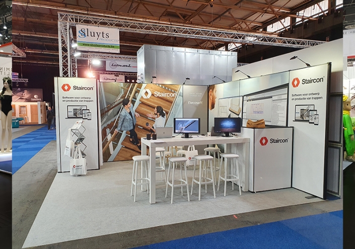 Easystand modulaire beursstand voorbeelden - AAA Display
