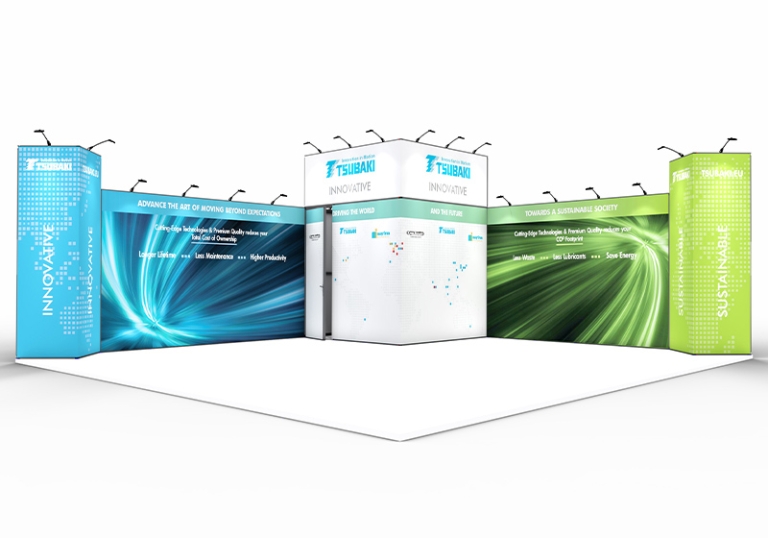 Easystand modulaire beursstand voorbeelden - AAA Display